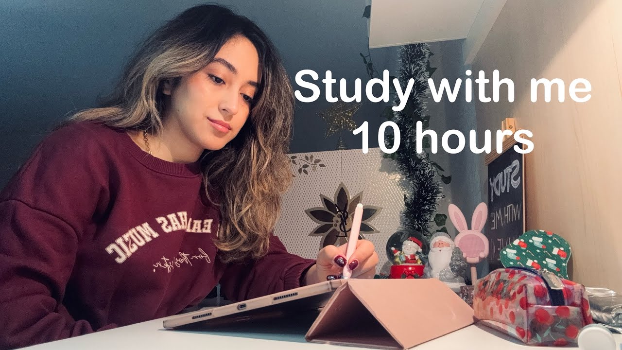 Study With Me Live Stream - 10 real hours - YouTube