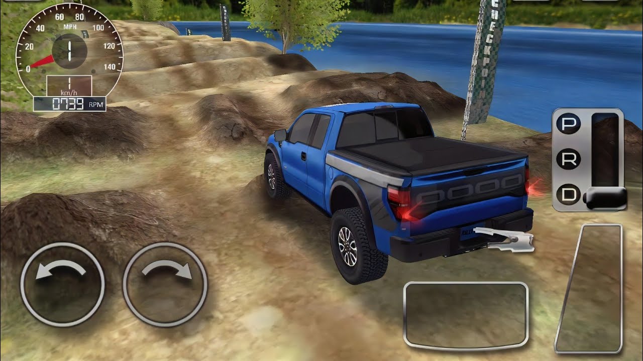BLUE VIGO HILUX DRIVING 4X4 OFFROAD RALLY 8 GAMEPLAY VIDEO #204 | HINDI ...