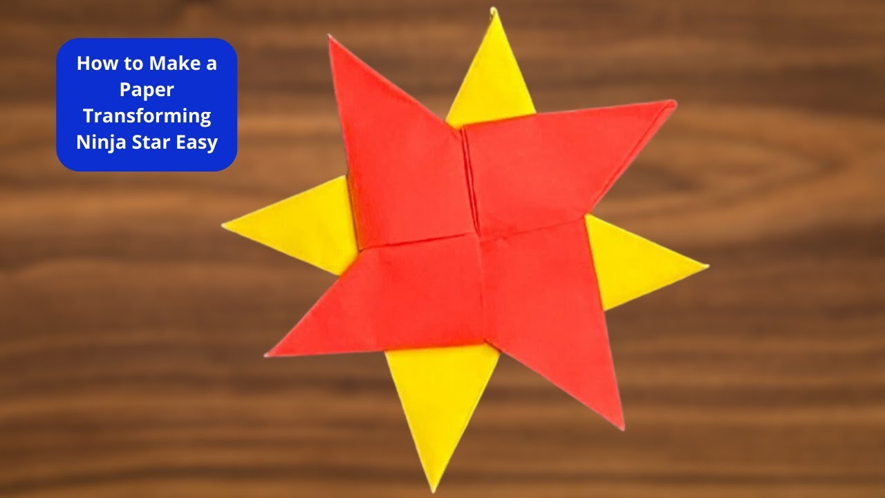 How To Make Ninja Star Origami YouTube How To Make Ninja Star Origami YouTube