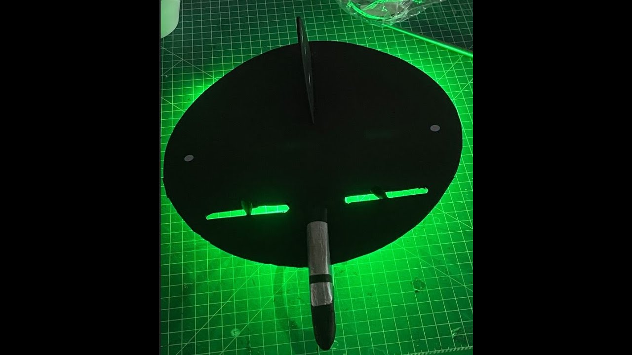 RC Flying Saucer UFO UAP - The Foo Fighter strikes again - YouTube