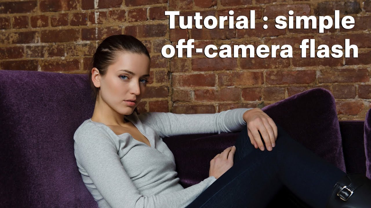 How to use off-camera flash in a simple scenario – where there is no ...