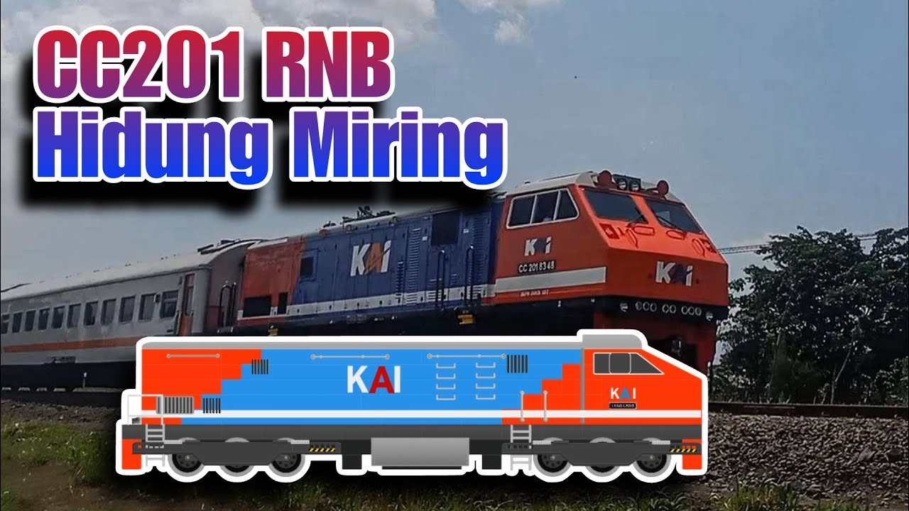 CC201 RnB Hidung Miring, Lokomotif Langka - Labo Brick Train - YouTube