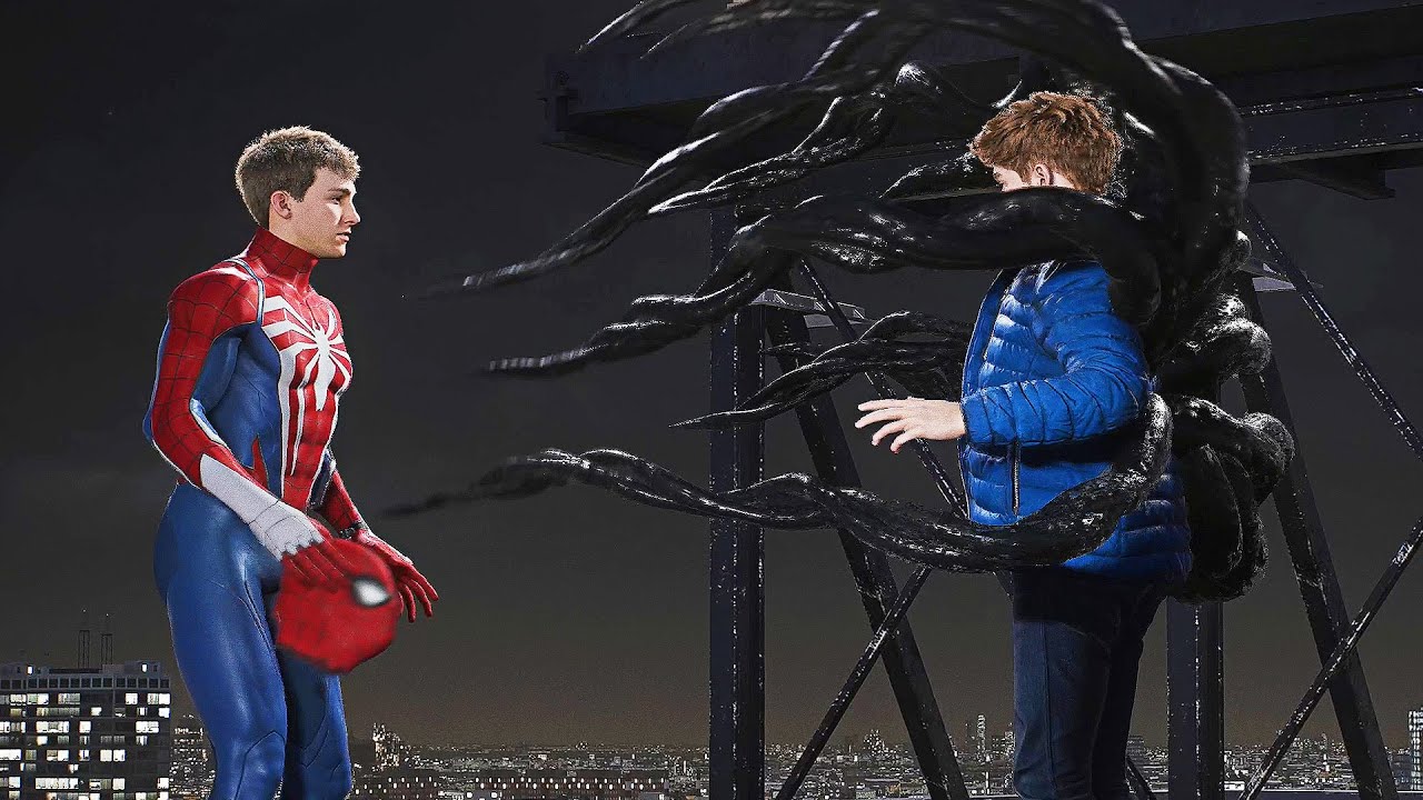 Harry reveals his Venom powers to Peter - Spider-Man 2 (PS5) - YouTube