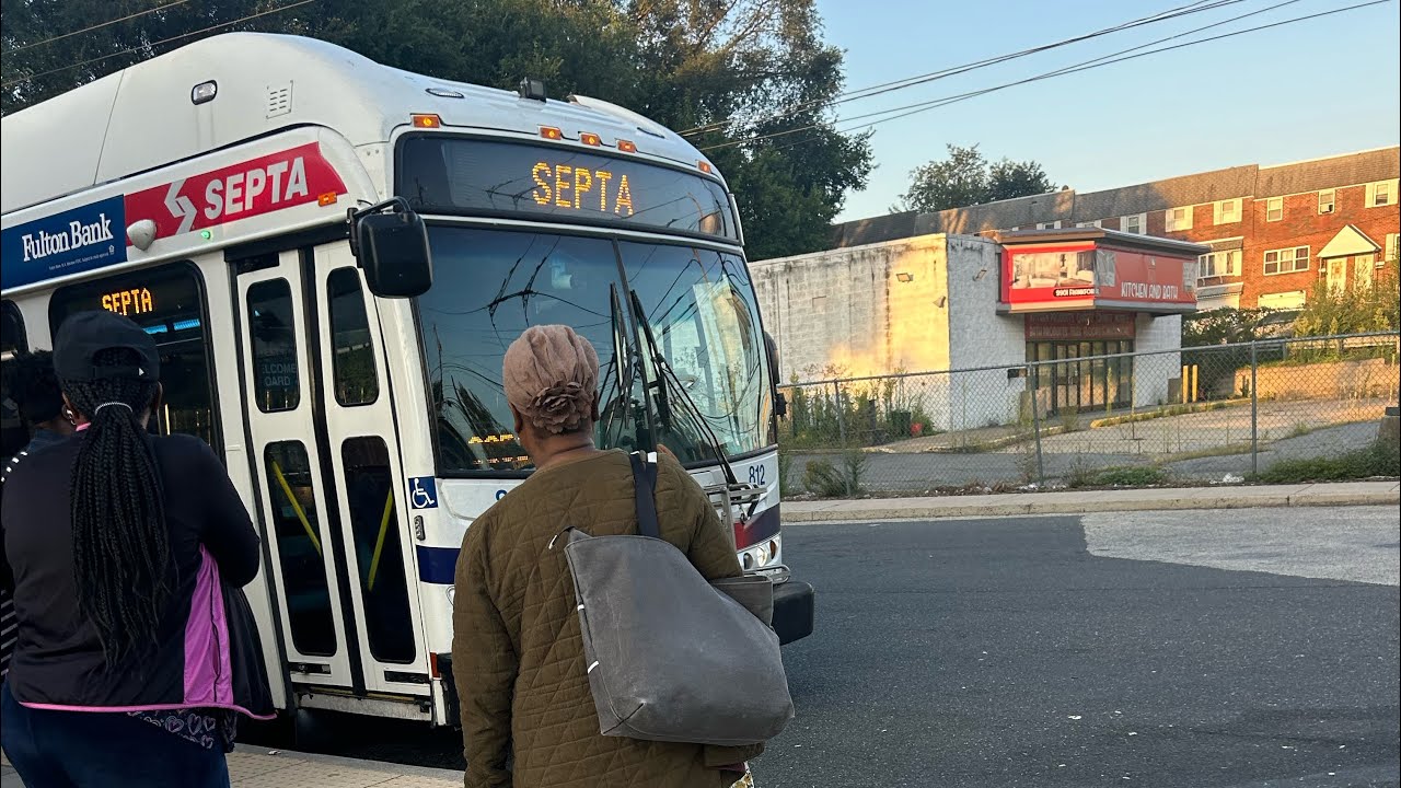 Full Septa Ride on 2009 New Flyers E40LF #812 On Route 66 To Frankford ...