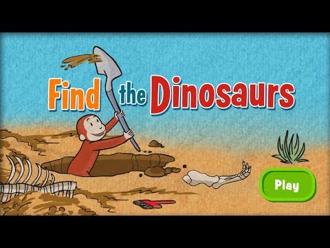 CURIOUS GEORGE Find The Dinosaurs - YouTube