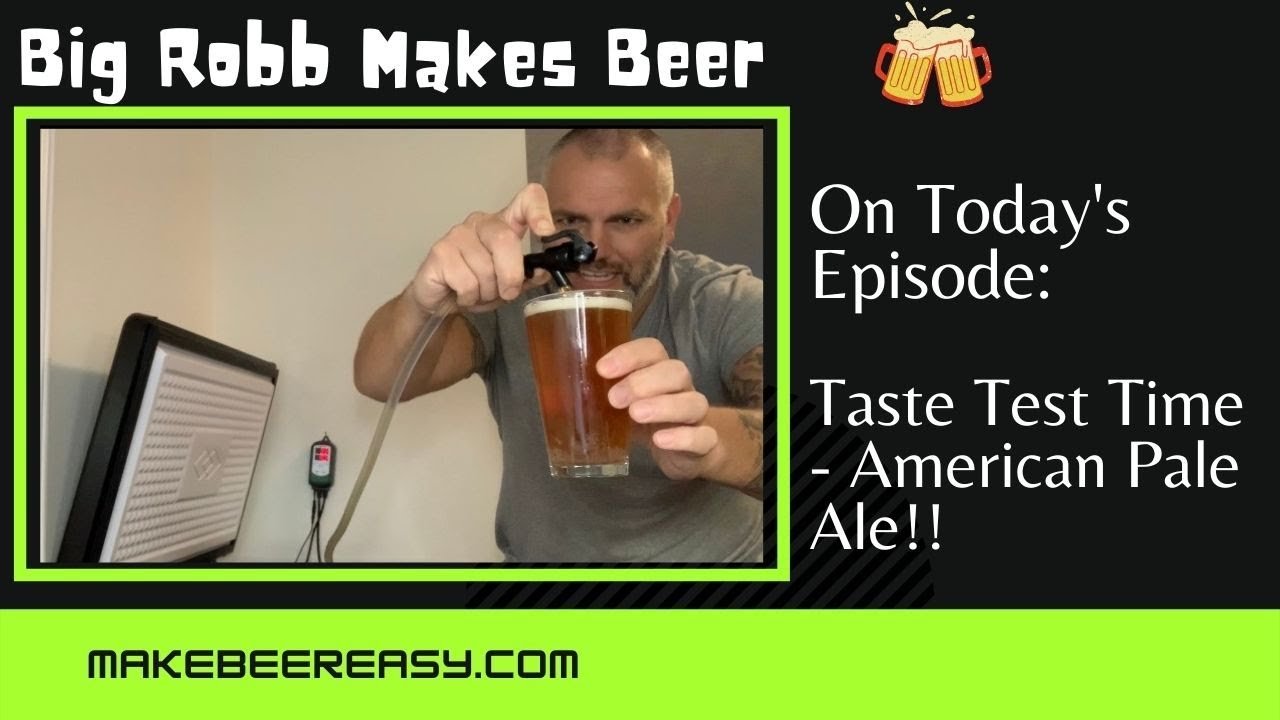 Taste Test Home Brewed American Pale Ale - YouTube