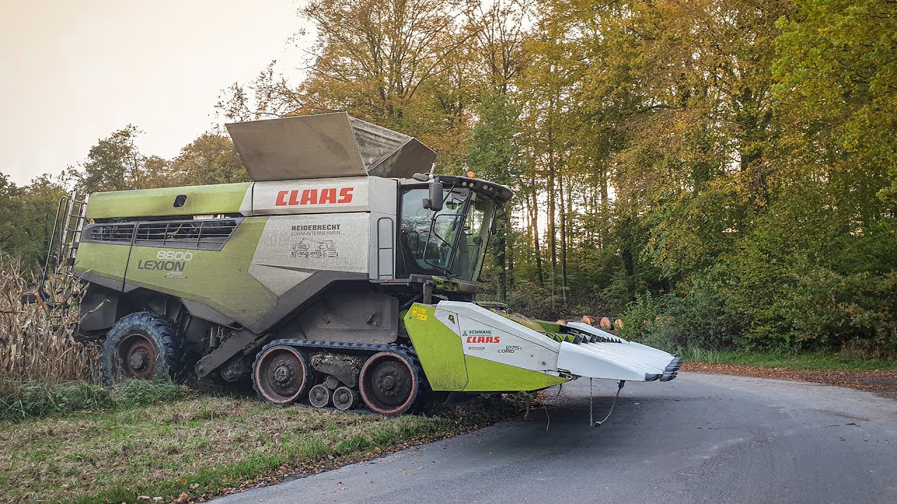 NEW LEXION 2019 | Corn Harvest Germany | Claas Lexion 8800 TT | LU ...