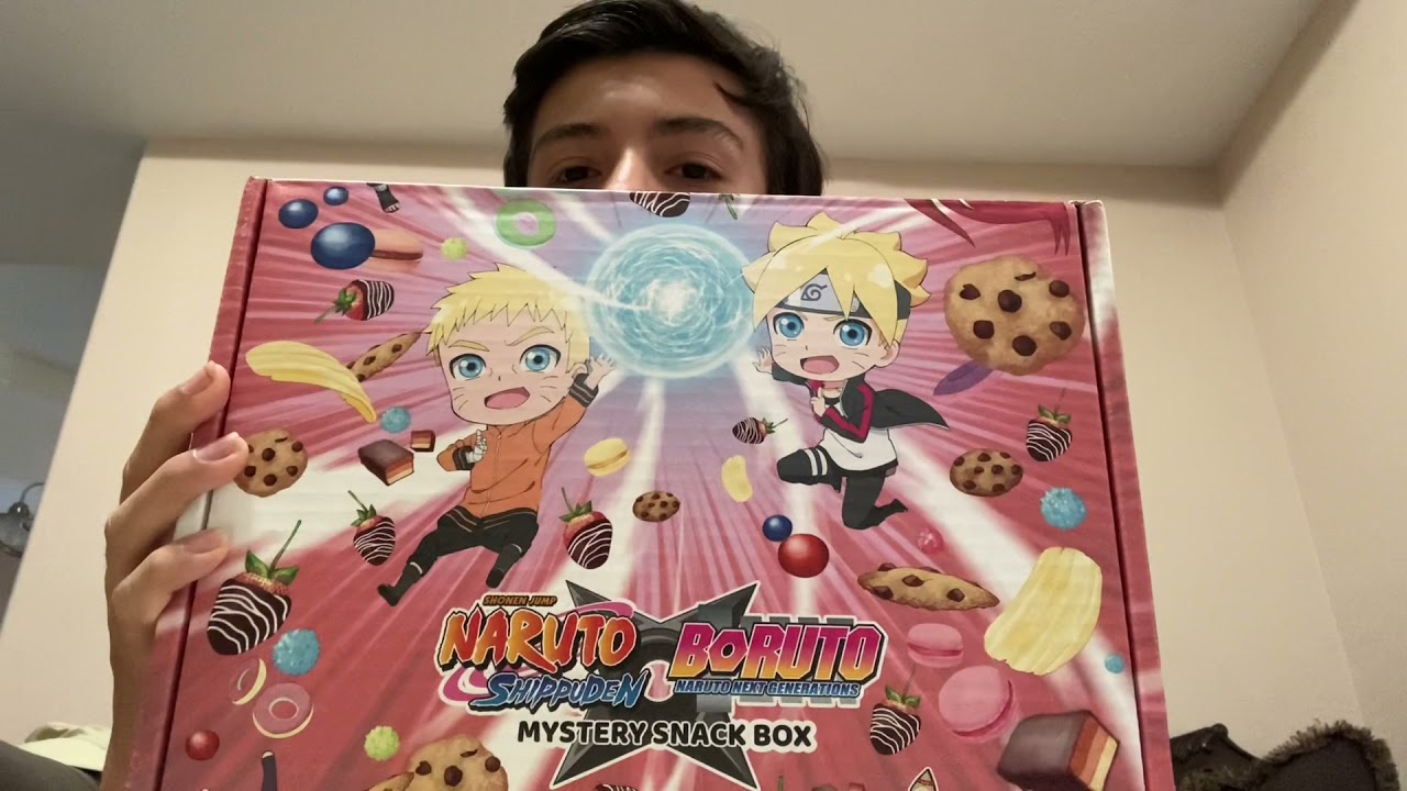 opening a naruto and Boruto mystery snack box thx Pablo - YouTube