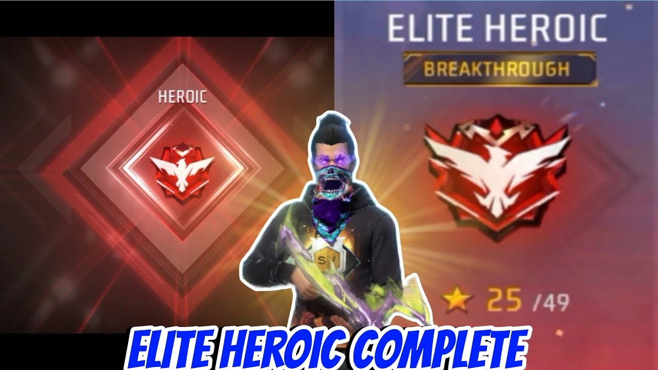 Elite Heroic Complete CS Rank Push ।। Random Playar ⚡ ।। - YouTube