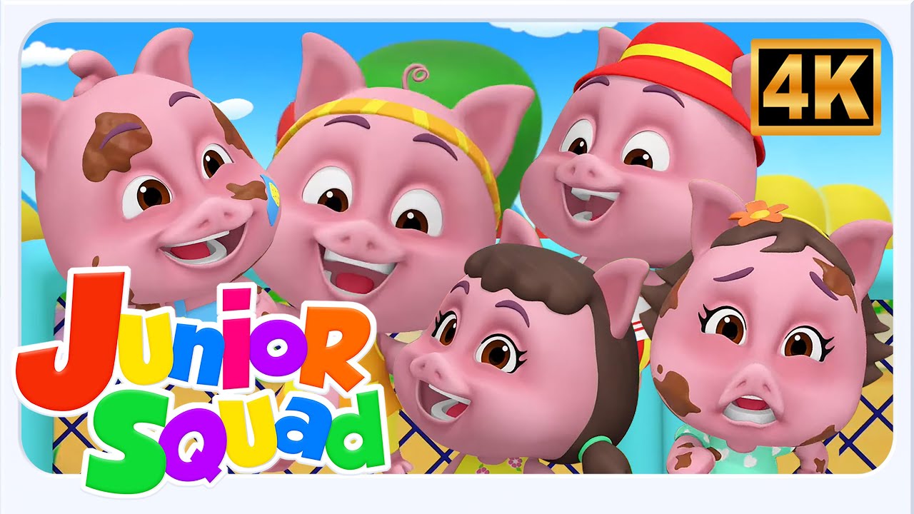 Five Little Piggies, Animal Nuresry Rhymes Song for kids - YouTube