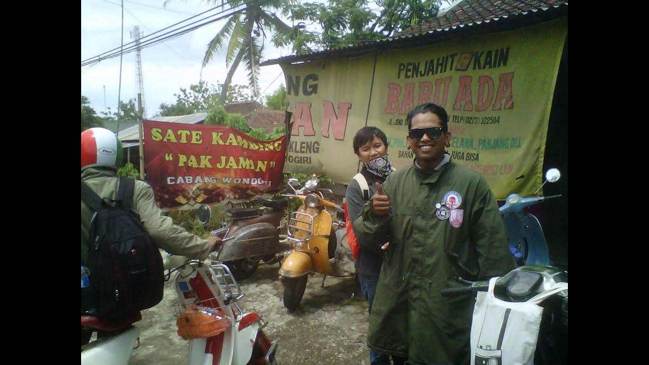 JAVA SCOOTER RENDEZVOUS IX PACITAN, CENTRAL JAVA, INDONESIA - YouTube