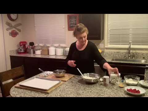 Cooking with Chef Cynthia: Episode 2 "Raspberry Scones" - YouTube