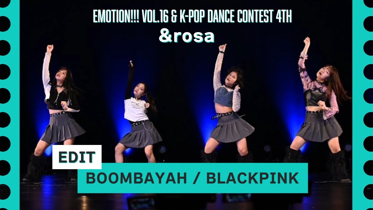 【Edit ver.】 Emotion!!! K-POP Dance Contest 4th U-15部門 ★ ＆rosa ★ - YouTube