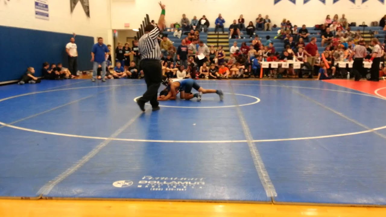 Damiens 1st ever wrestling match 2013 - YouTube