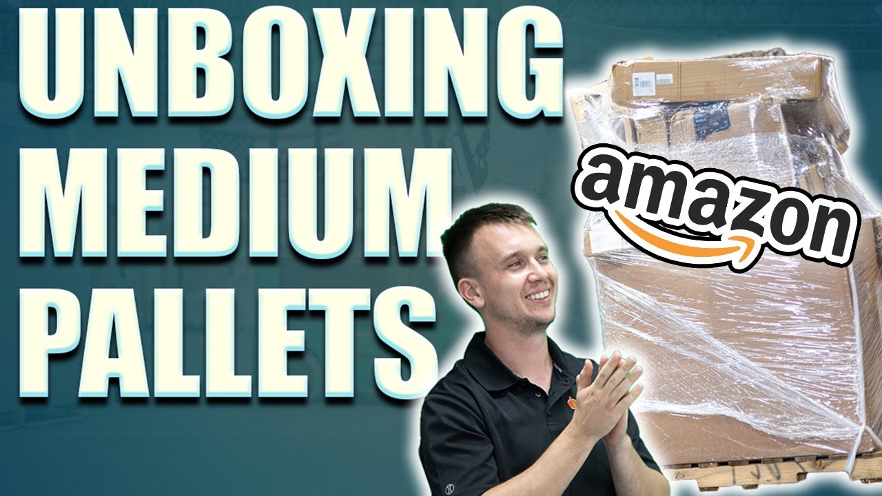 Unboxing Pallets of Amazon Mediums | We locked ourselves OUT - YouTube