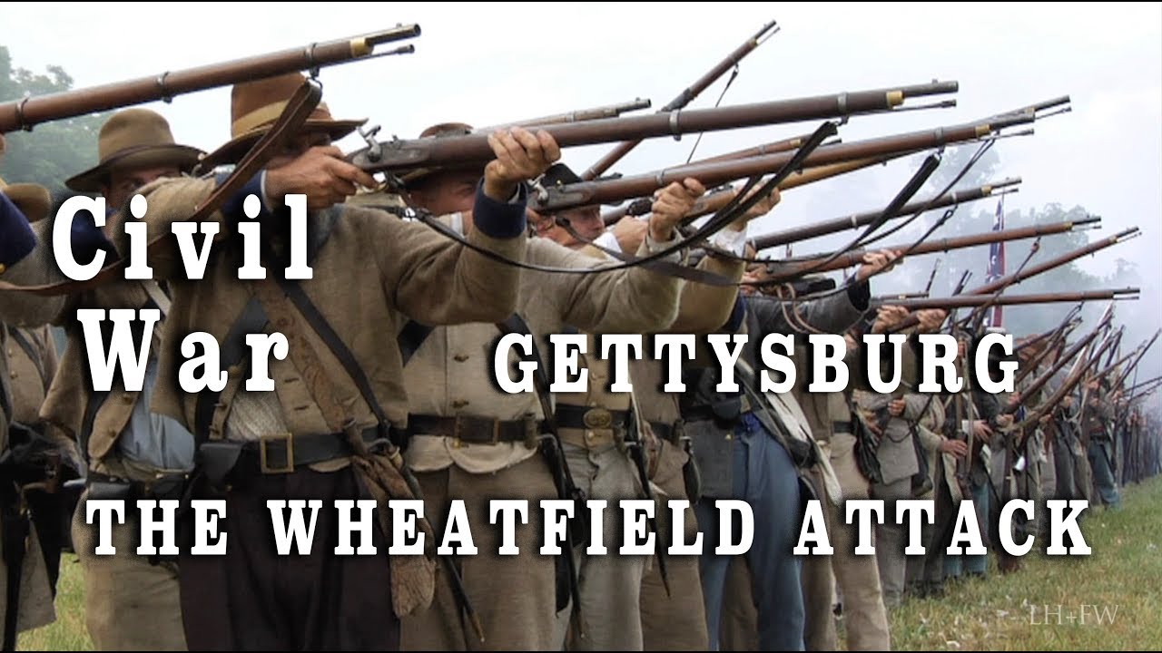 Gettysburg 145th Battle - The July 2, 1863 Wheatfield Attack - YouTube