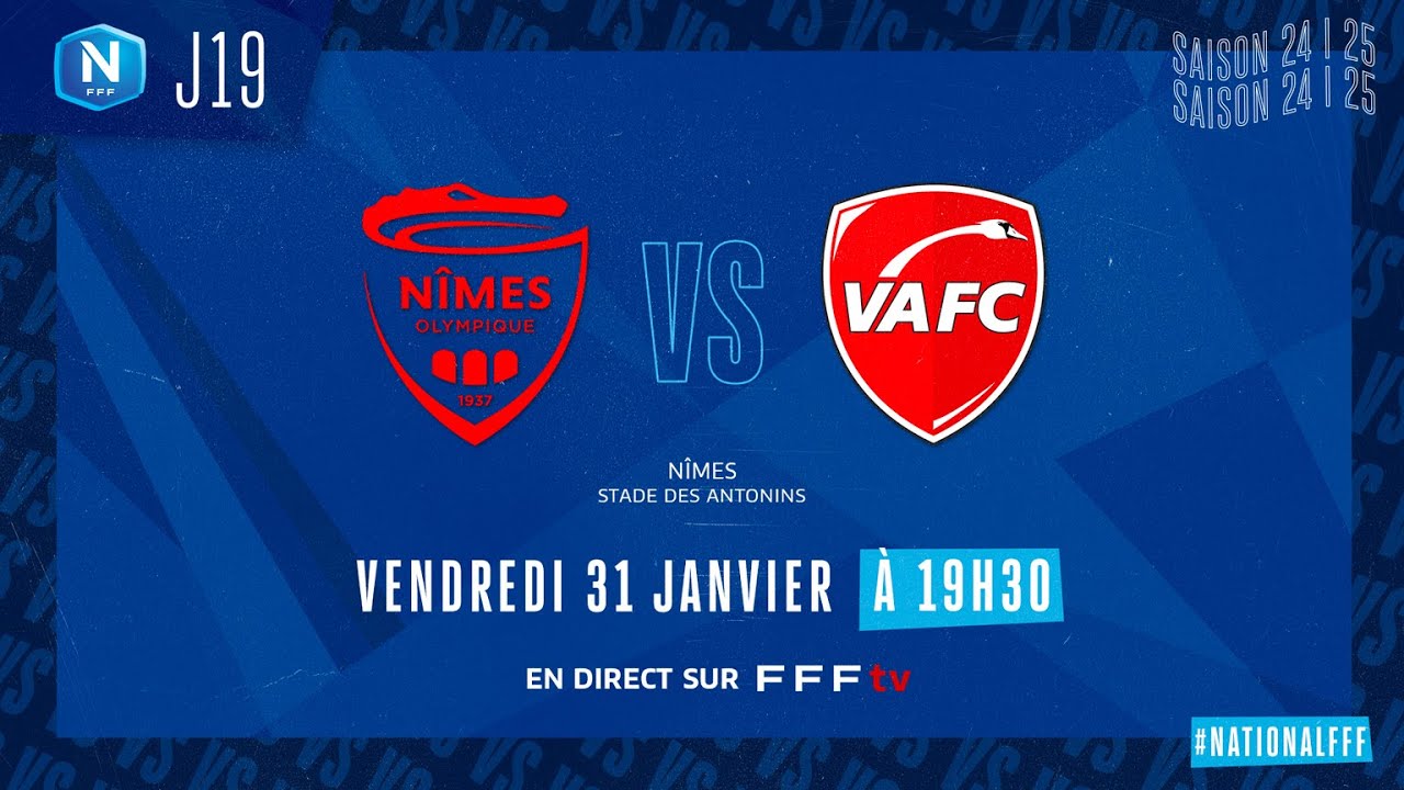 J19 I Nîmes Olympique vs Valenciennes FC en replay (0-0) I National FFF ...
