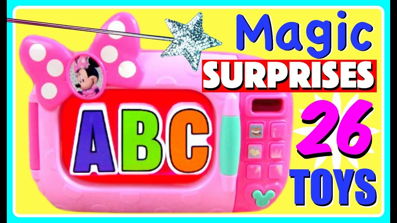 Learn ABC Alphabet With 26 Magical Microwave Surprise Toys! Turn ABC ...