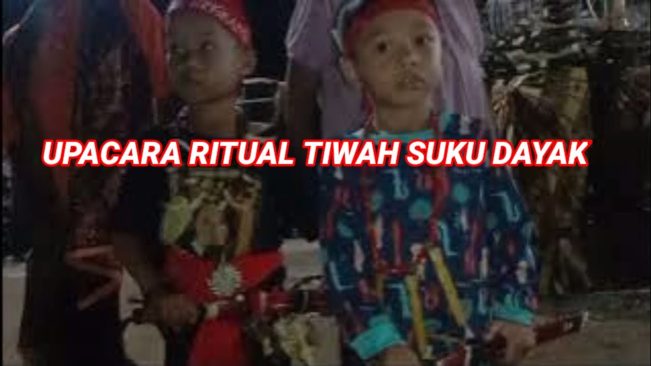 upacara tiwah adat suku Dayak desa Telok (nganjan) - YouTube