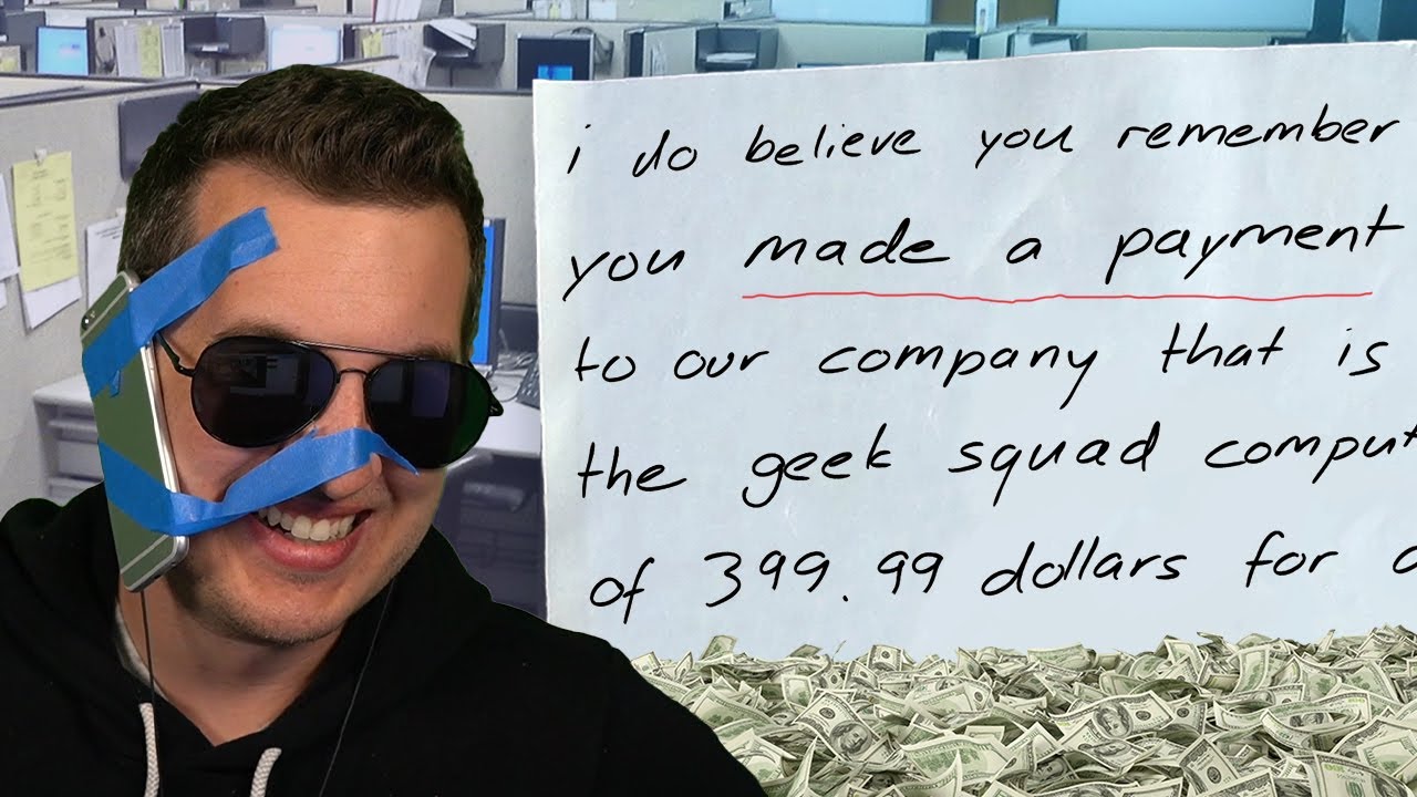 when you know the scam script better than they do... - YouTube