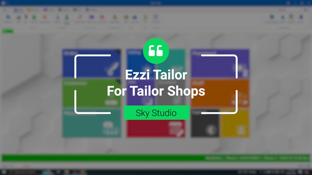 EzziTailor - Tailor Managment System - YouTube