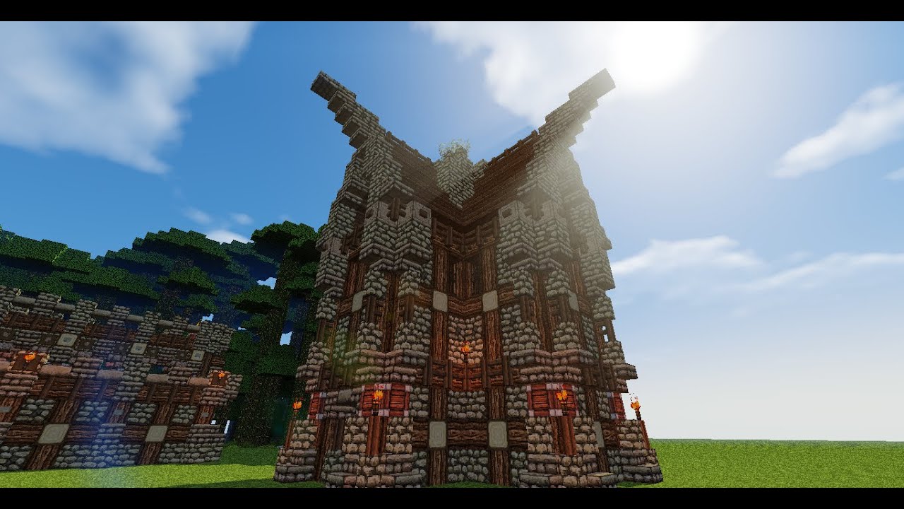 [LET'S BUILD] Grange Médiévale - YouTube