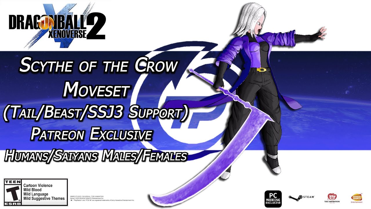 DBXV2 Mods: Scythe of the Crow Moveset - YouTube