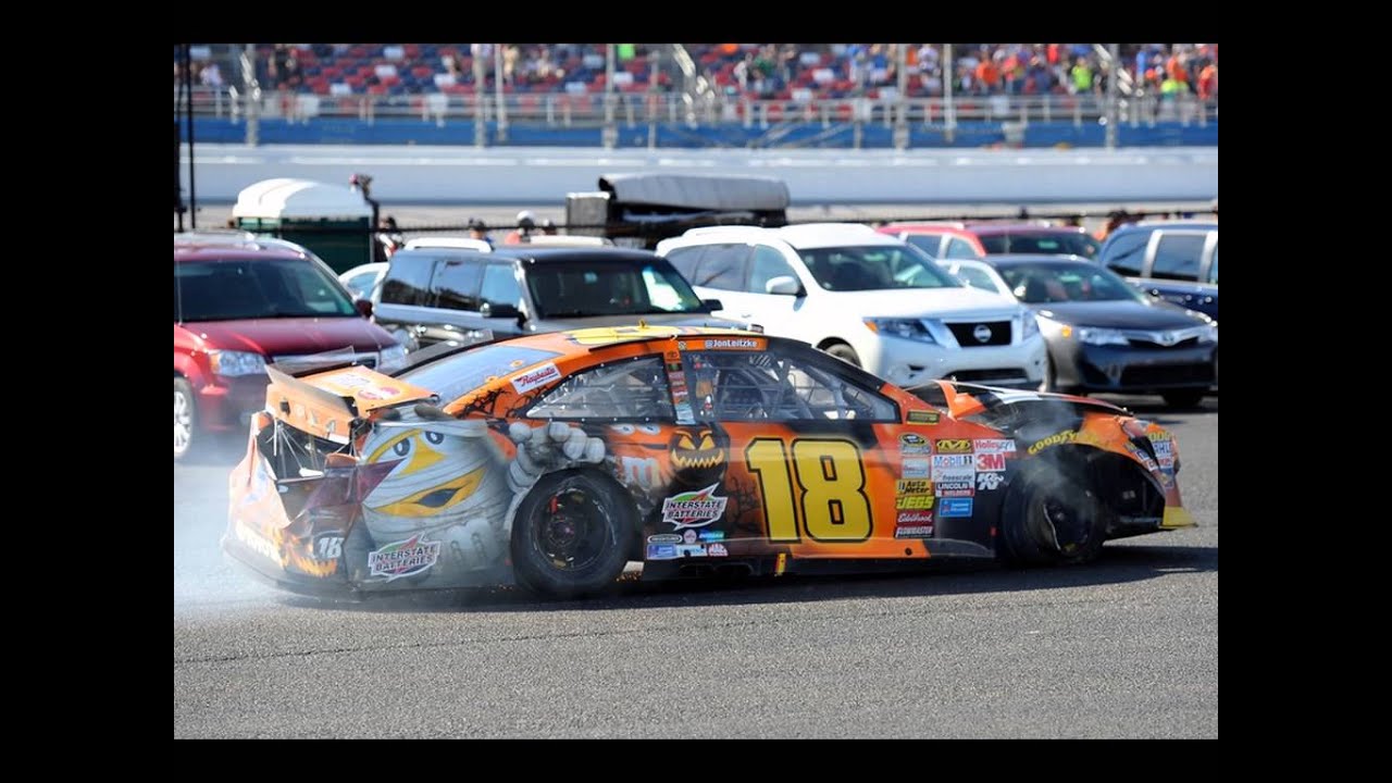TOP 10 KYLE BUSCH CRASHES - YouTube