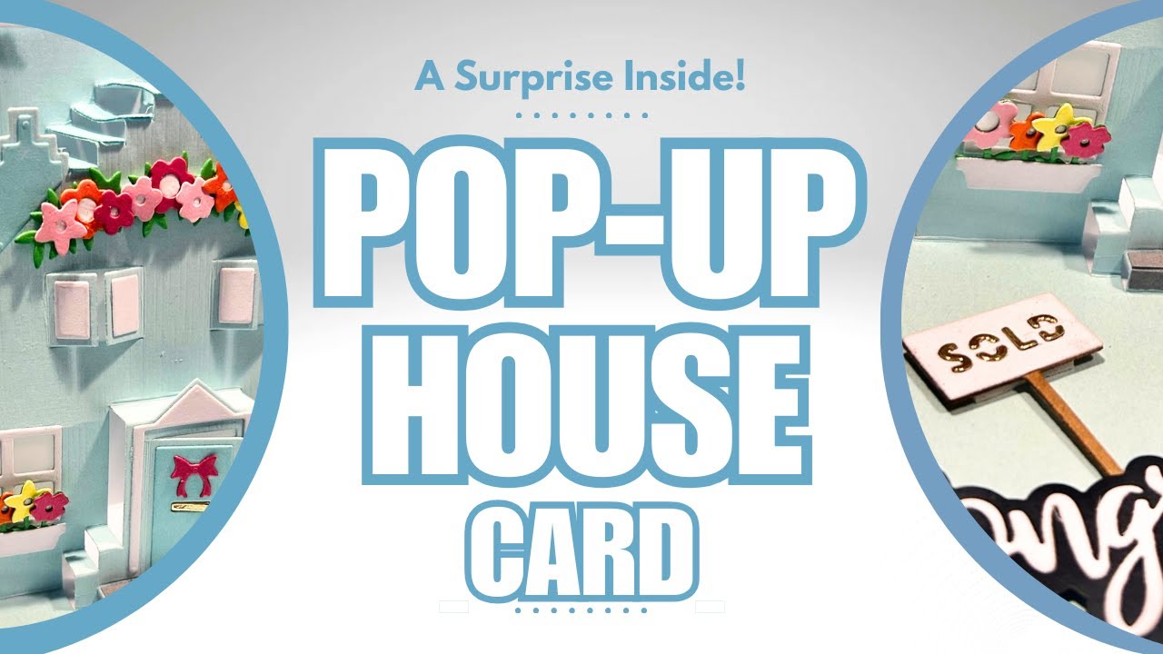 Pop Up House Card | A Surprise Inside! - YouTube