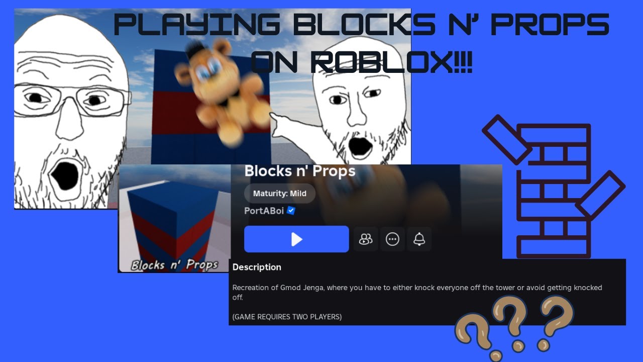 Playing Blocks N' Props on Roblox! 🧱 | BLOOPERS 🤪 | FUNNY & CHAOTIC 😂 ...