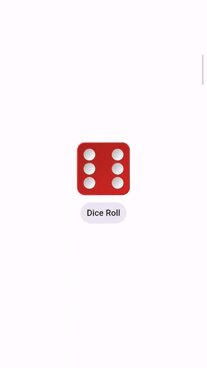 Excited to share my new Dice Roll app! 🎲 Check it out #flutter #flutterdeveloper - YouTube