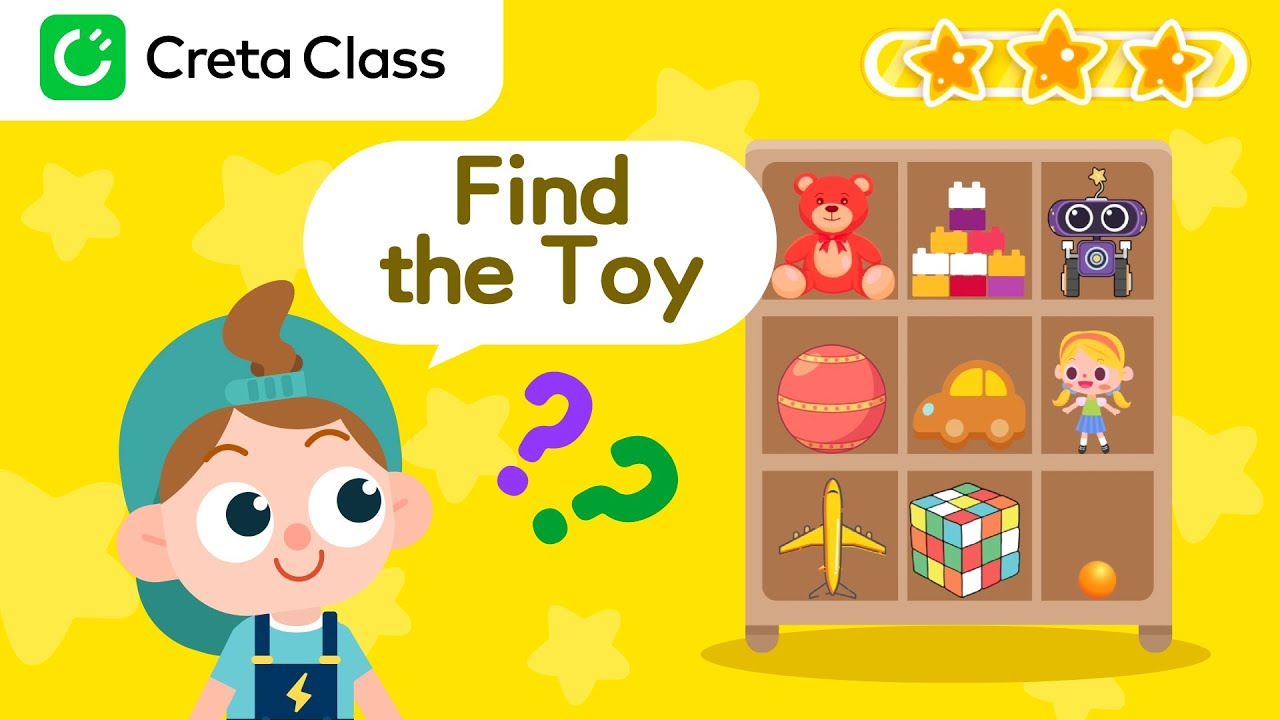 Find the Toy! | Math Game For Fun | Creta Class - YouTube