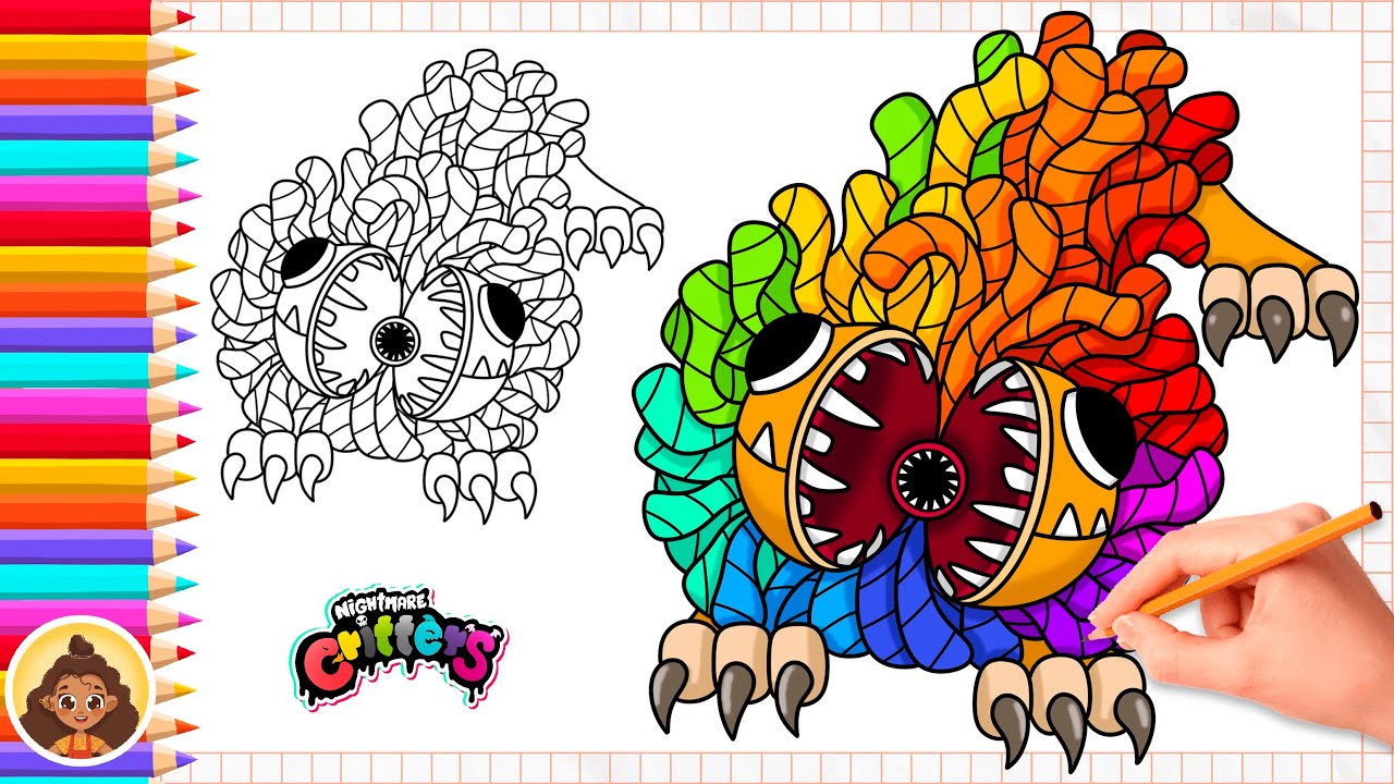 How to Draw Yarnaby Hostile | from Smiling Critters | Poppy Playtime ...