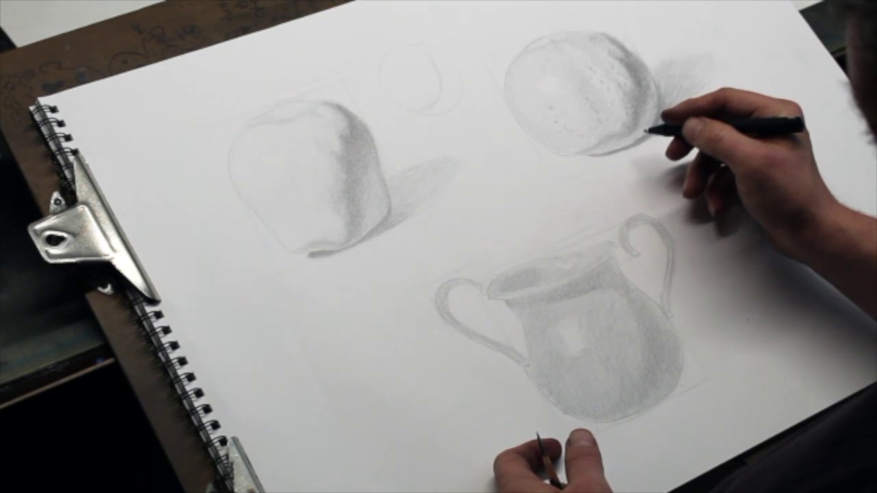 Shading complex form 3 - YouTube