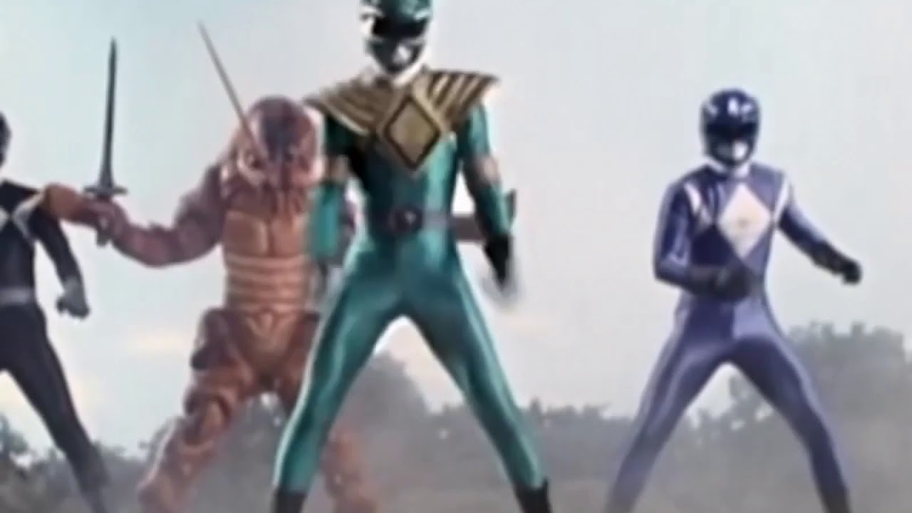Mmpr episode 59 Dino Ultazord vs commander crayfish and mutant rangers ...