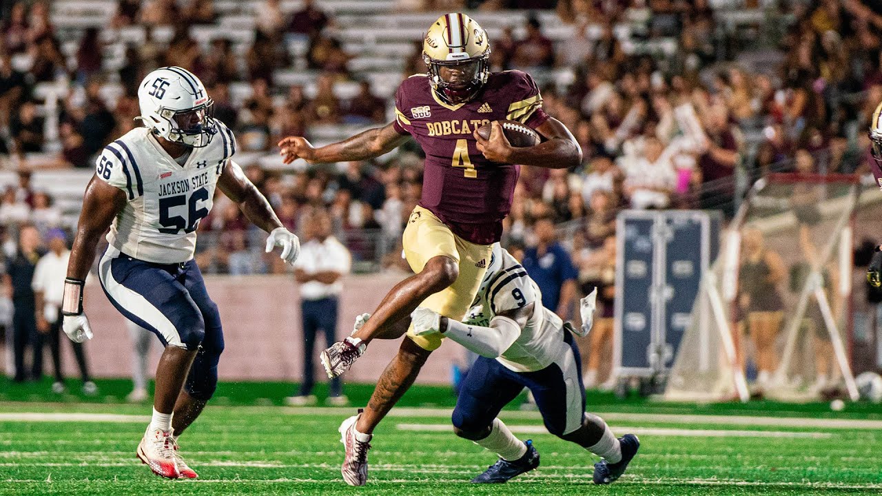 Texas State Puts Up 77 in Win against Jackson State | Cinematic Recap ...