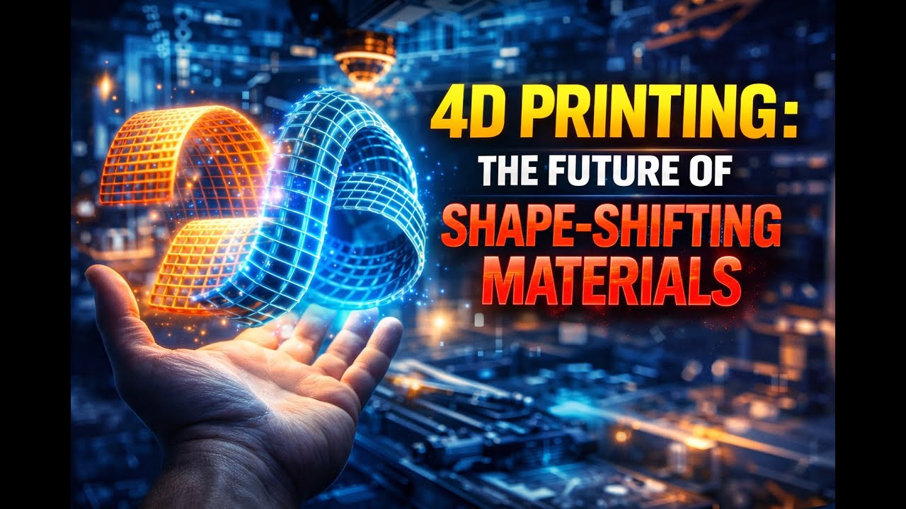 4D Printing: The Future of Shape-Shifting Materials - YouTube