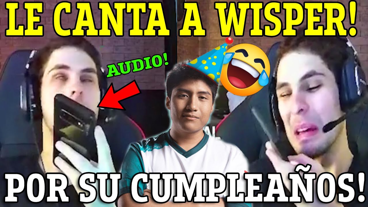 FELIZ CUMPLEAÑOS WISPER! MANDY LE CANTA EN UN AUDIO! FELICITANDOLO EN ...