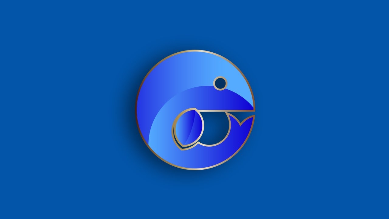 belajar membuat logo ikan paus dengan golden ratio di adobe illustrator ...