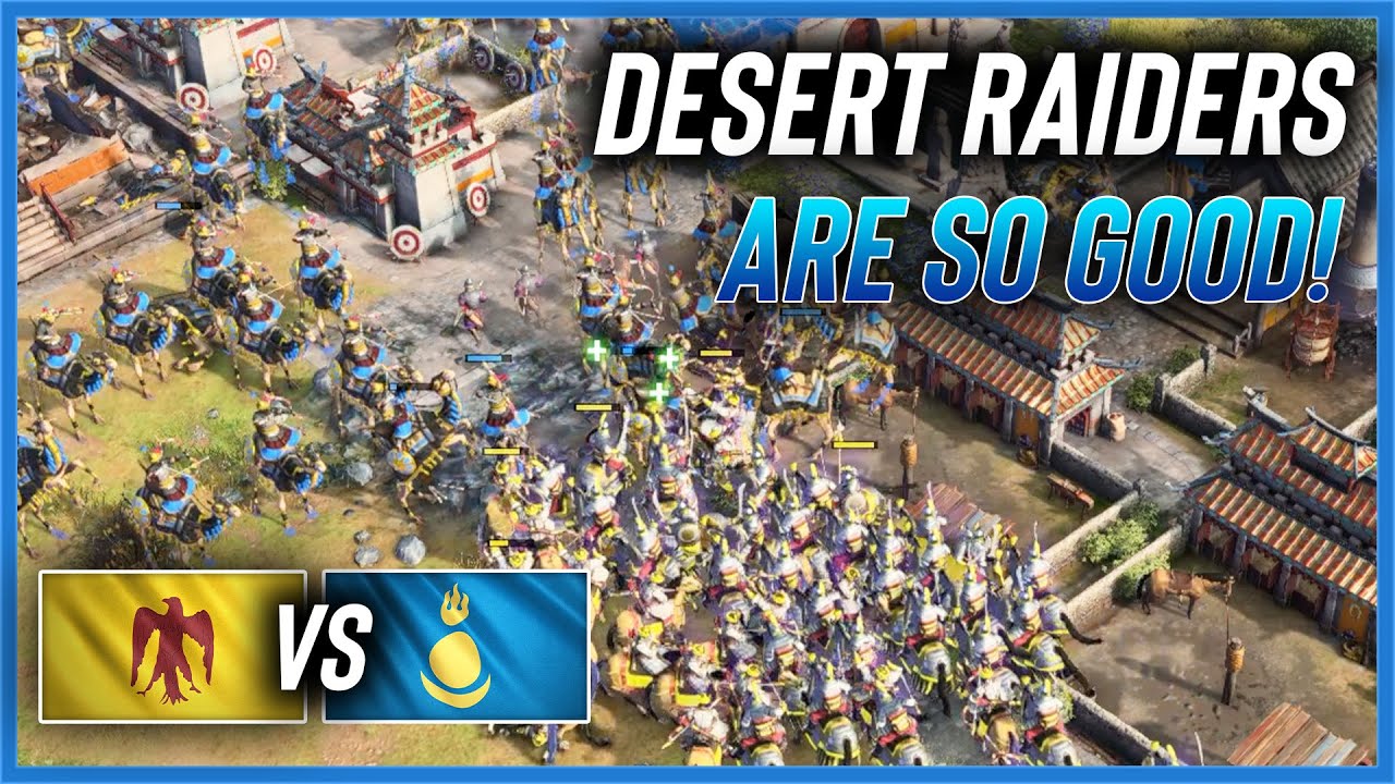 Desert Raiders are SO GOOD in Age of Empires IV! 2v2 Teams - YouTube