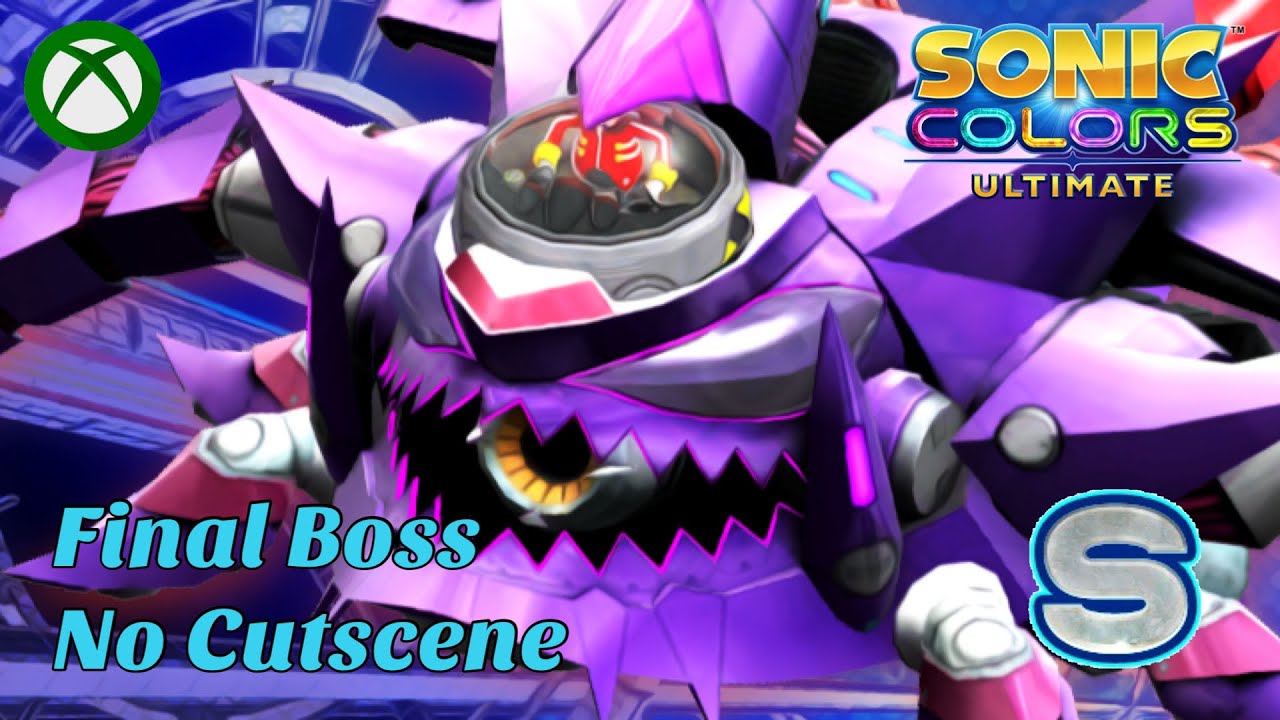 Sonic Colors Ultimate - Final Boss and No Cutscene | Rank S | Xbox One ...