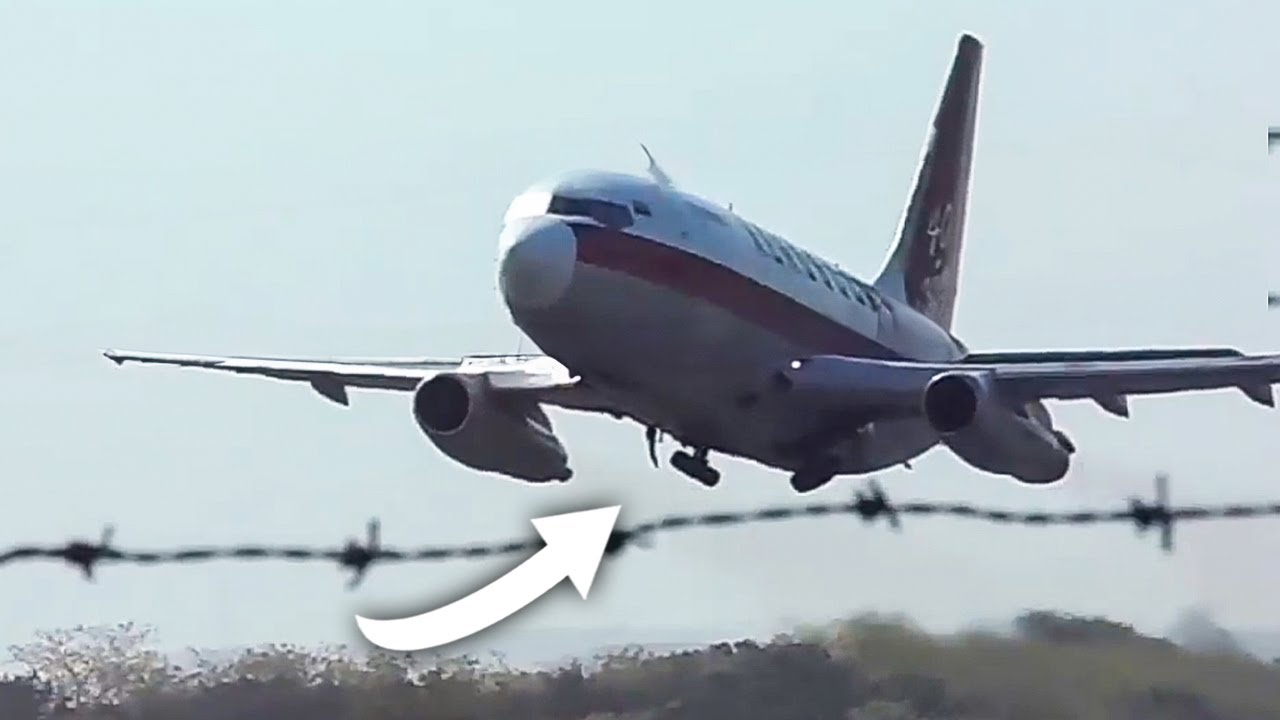 Pilot Retracts Landing Gear Too SOON! - YouTube