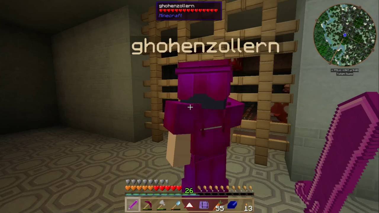 Rainbow Robot Minecraft Modpack #87: Twilight Forest VII - Roast Meef ...