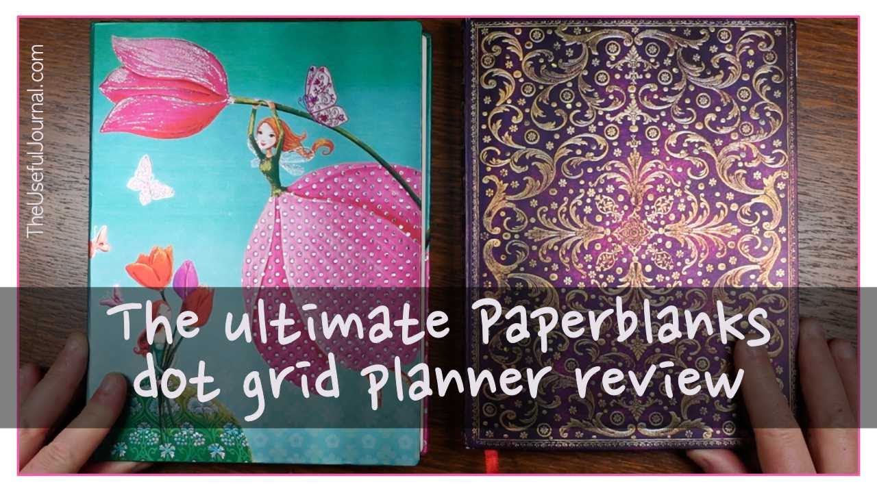 The ultimate Paperblanks dot grid planner 100gsm journal review - YouTube
