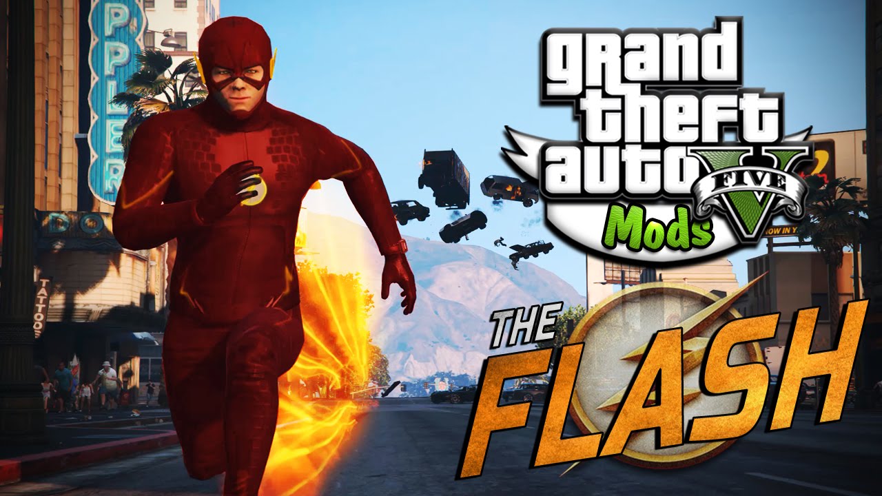 GTA V Mods! | The Flash Mod! | MORE SPEED! - YouTube
