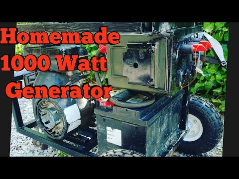 Homemade Generator | Alternator Generator | SHTF Power Pack - YouTube