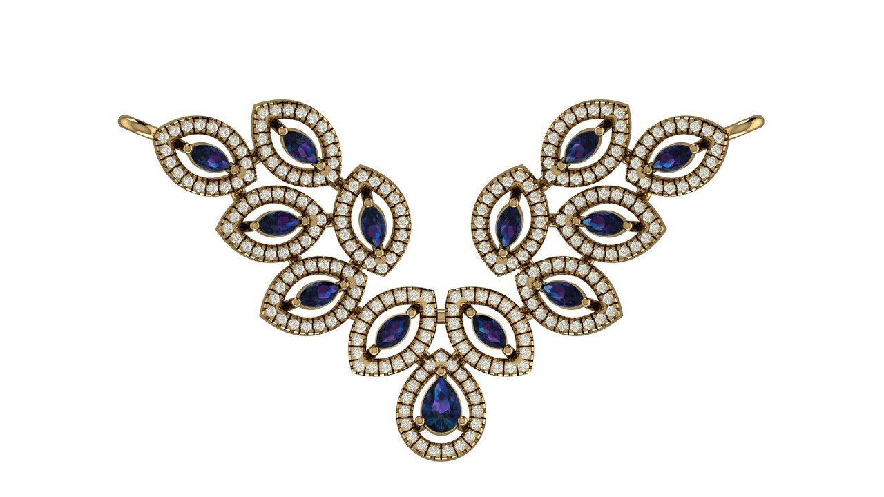 ||Making of Tanmaniya in Matrix9 ||Tanmaniya Tutorial ||Jewelry Cad ...