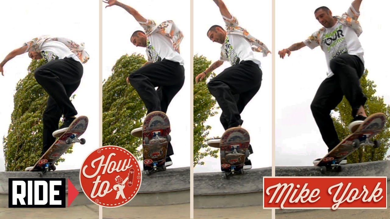 How-To Skateboarding: Noseslide Crooked Grind with Mike York - YouTube