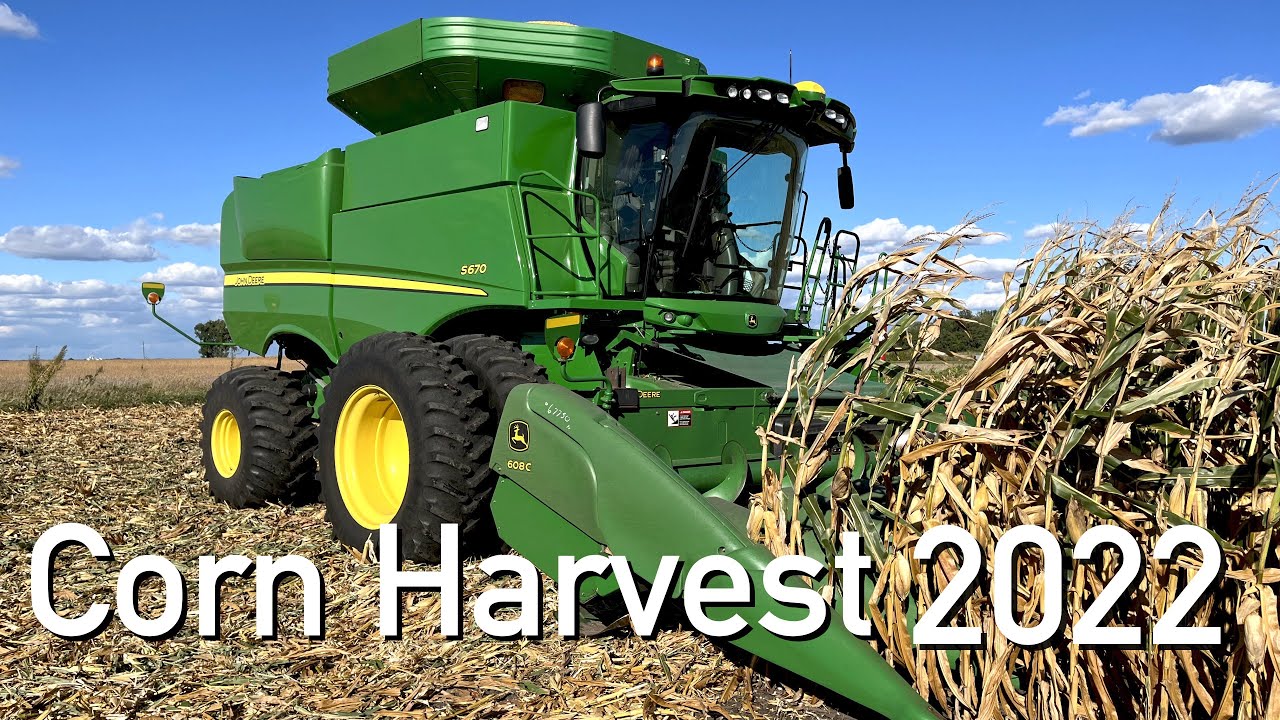 Illinois corn harvest has begun!!! - YouTube