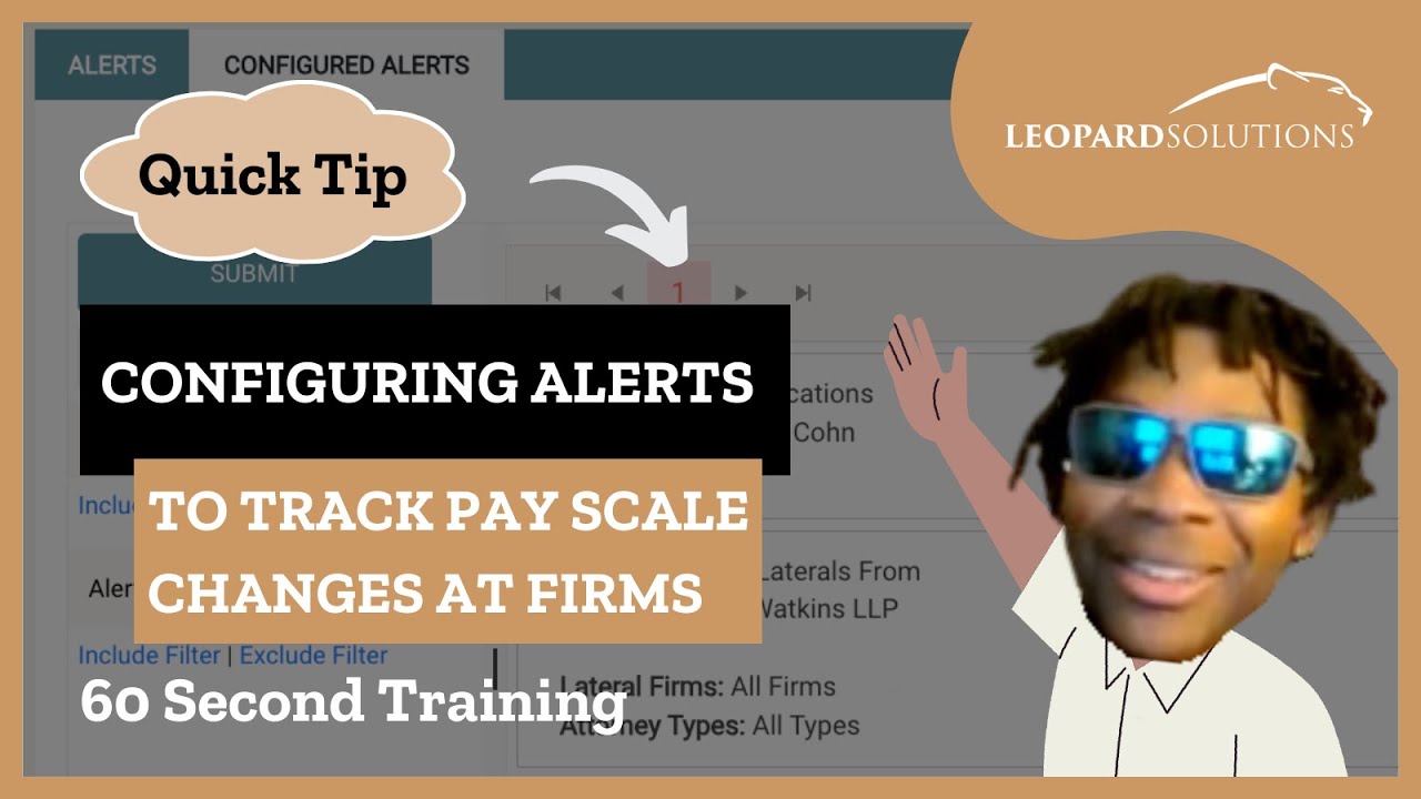 Quick Tip: Configuring Alerts to Track Pay Scale Changes at Firms - YouTube